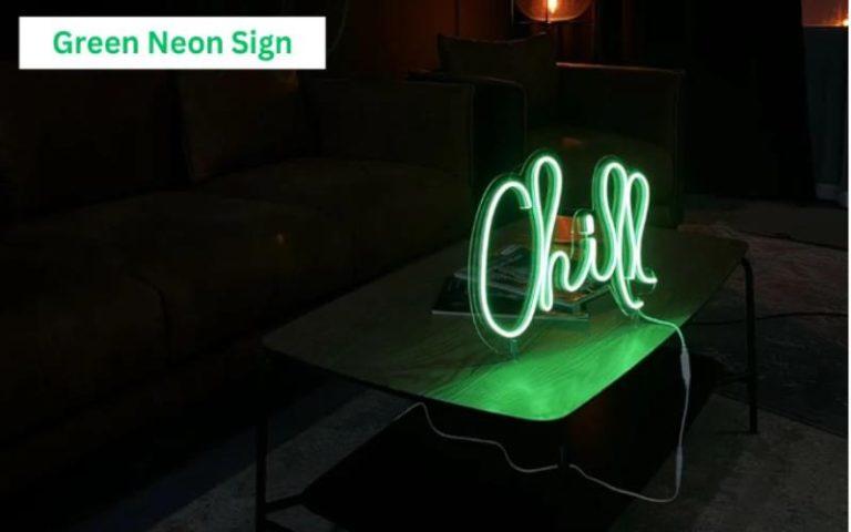 Green Neon Sign Ideas for Every Season's Garden Decor - Filmik